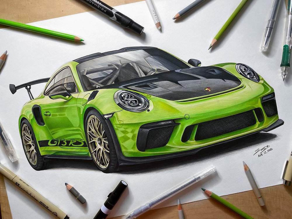 24 Amazing Realistic Colored Pencil Drawing Ideas